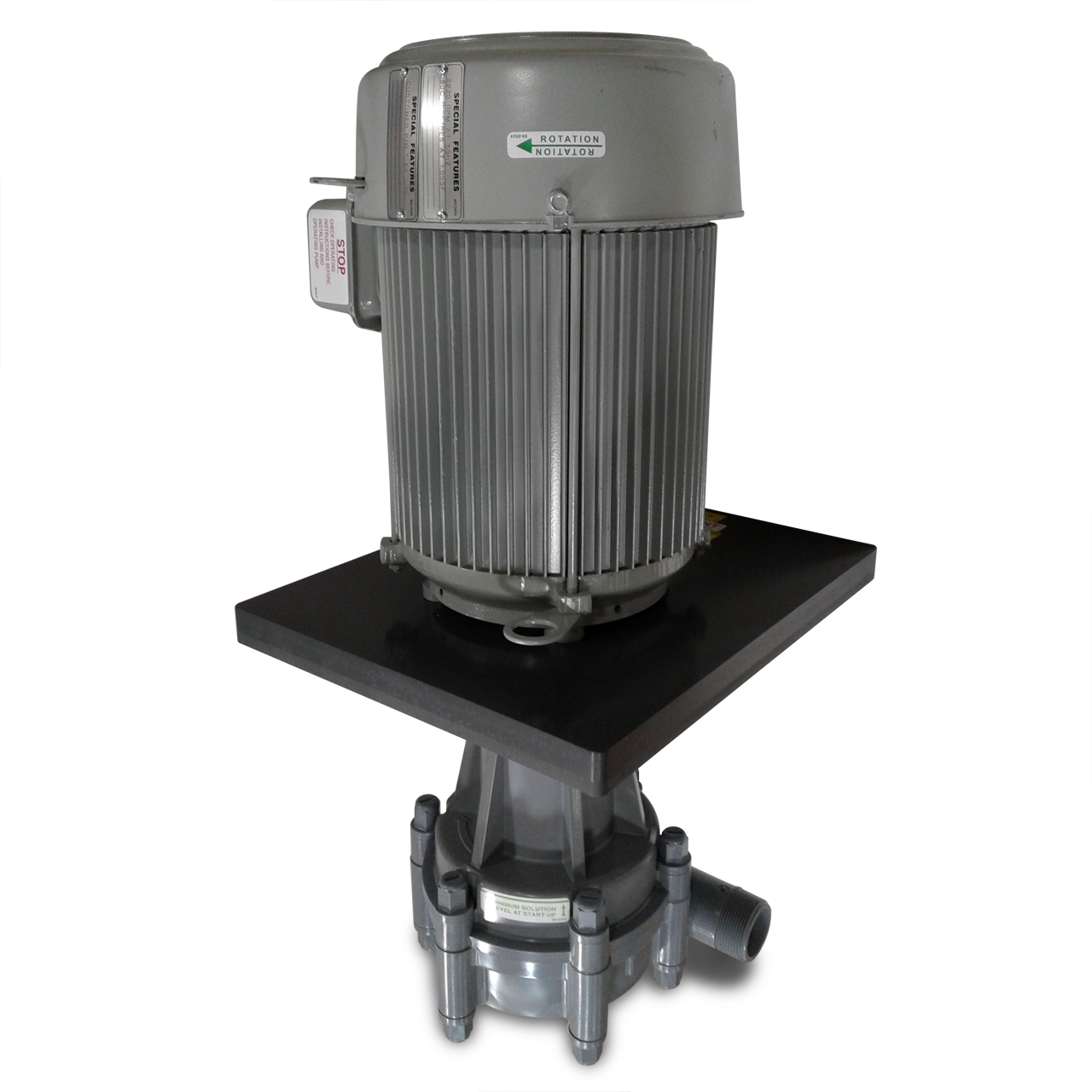 P-45-0134 PUMP EH 12"x15"; 12" CPVC EPDM 2NPT 1 1/2NPT - SERFILCO