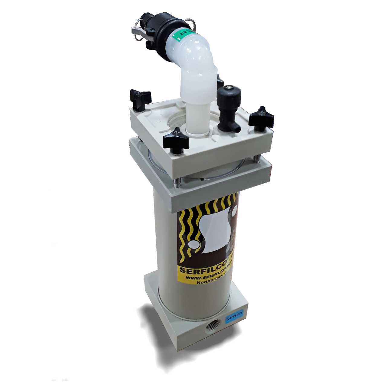 P-78-1280-PP Chamber L BAG 10" PP Polypropylene EPDM ø3.5x10" Filter ...