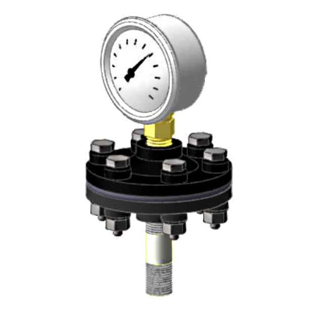 P-99-0731 GAUGE GUARD 0-60psi EPDM CPVC - SERFILCO