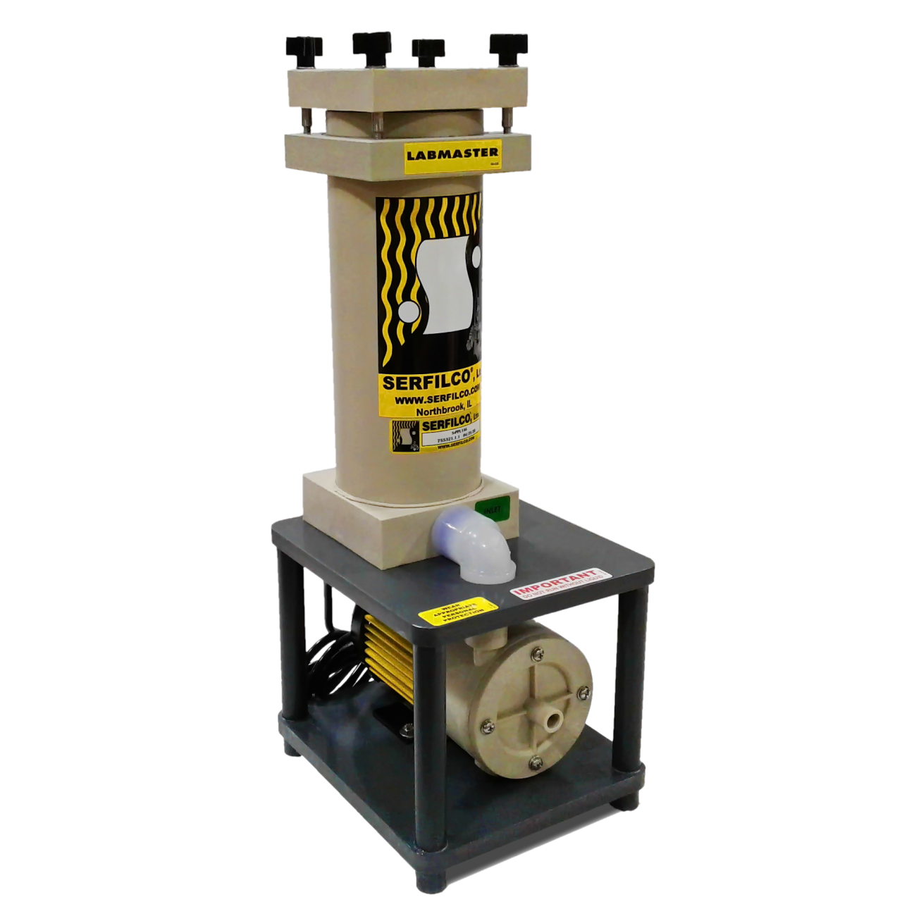 S-PPL1A6 System Labmaster LA 10" PP Polypropylene EPDM 10" Double Open ...